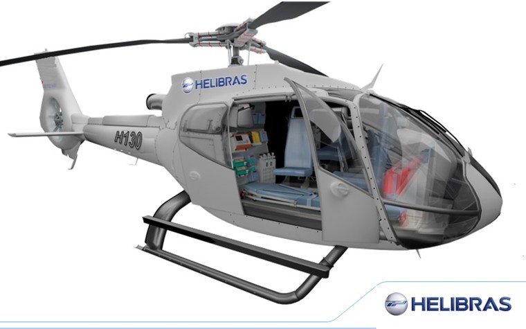Helibras desenvolve versão aeromédica do helicóptero H130 · AERO Magazine